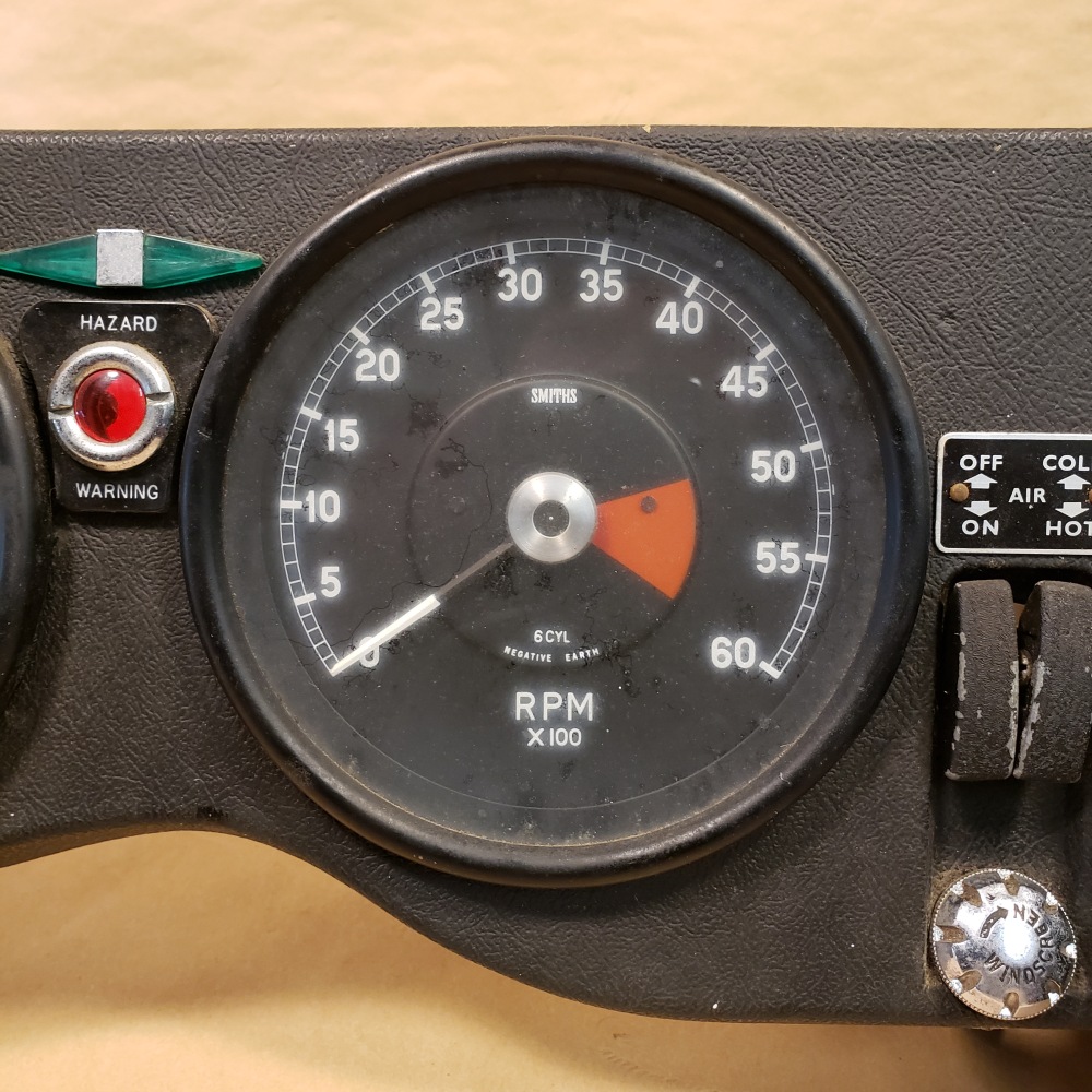 Original Jaguar XKE E-Type S2 LHD Left Side Dash Instrument Cluster ...
