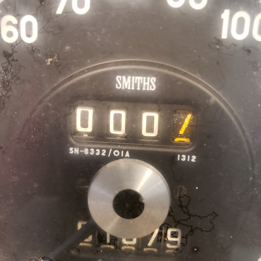 Original Jaguar XKE E-Type S2 LHD Left Side Dash Instrument Cluster ...