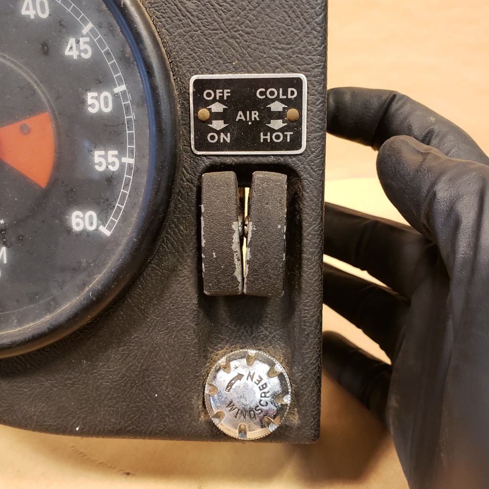Original Jaguar XKE E-Type S2 LHD Left Side Dash Instrument Cluster ...