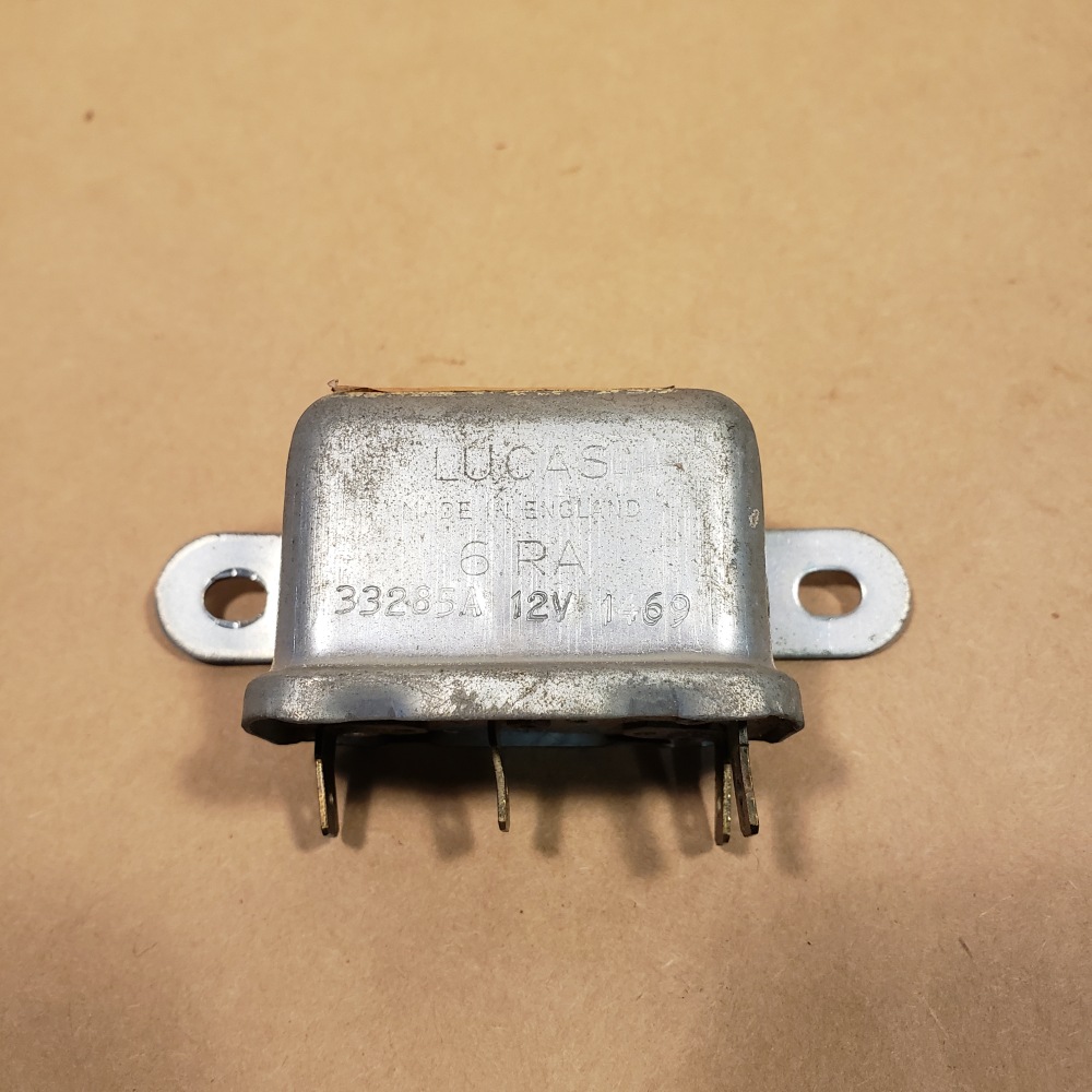 Original Jaguar XKE E-Type S2 Lucas 6RA Backlight Relay 33285A Dated 69 ...