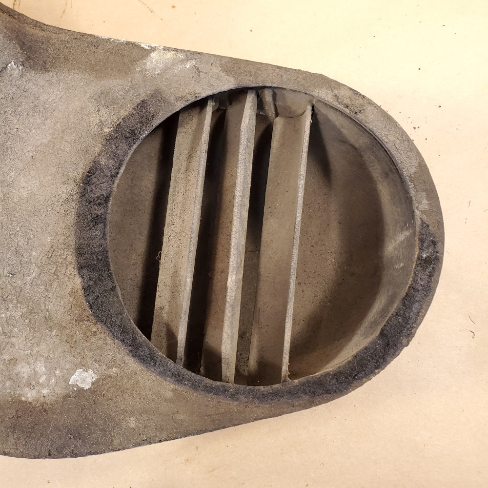 Original Jaguar XKE E-Type Series 1, 2, 3 Heater Air Intake Fiberglass ...