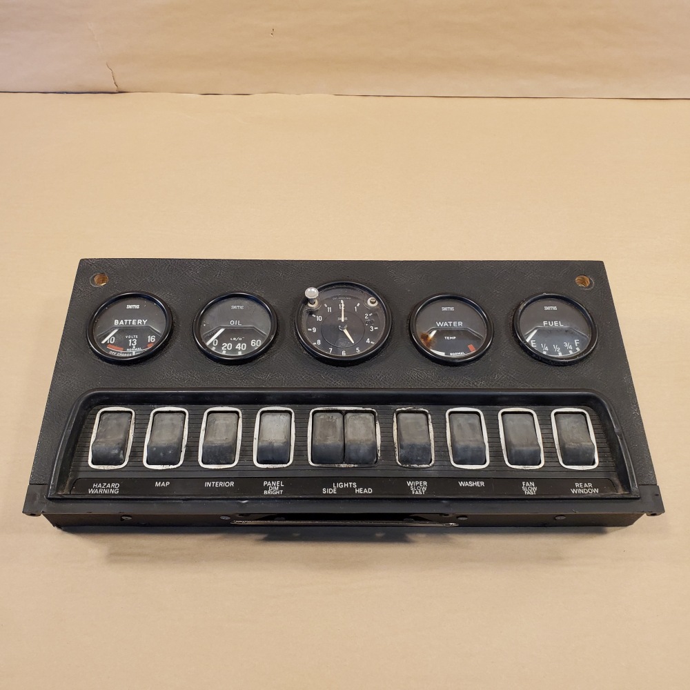 Jaguar XKE E-Type S1+S2 Center Smiths Instrument Gauge Cluster Switch ...