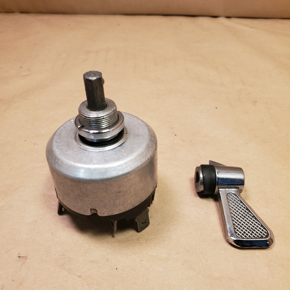 Original Vintage Lucas 5-Pin Light Switch, Rotary Switch 34949D Date 5/ ...