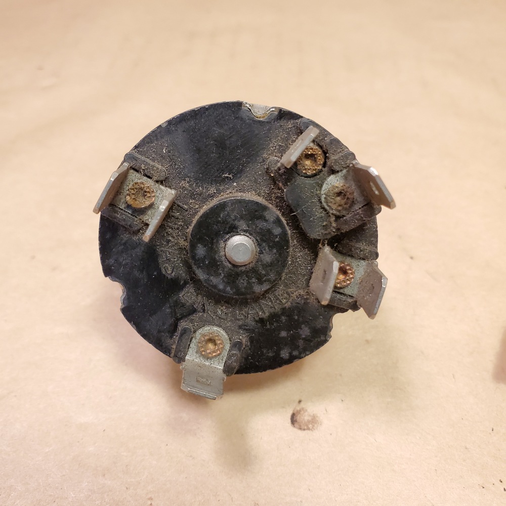 Original Vintage Lucas 5-Pin Light Switch, Rotary Switch 34949D Date 7/ ...