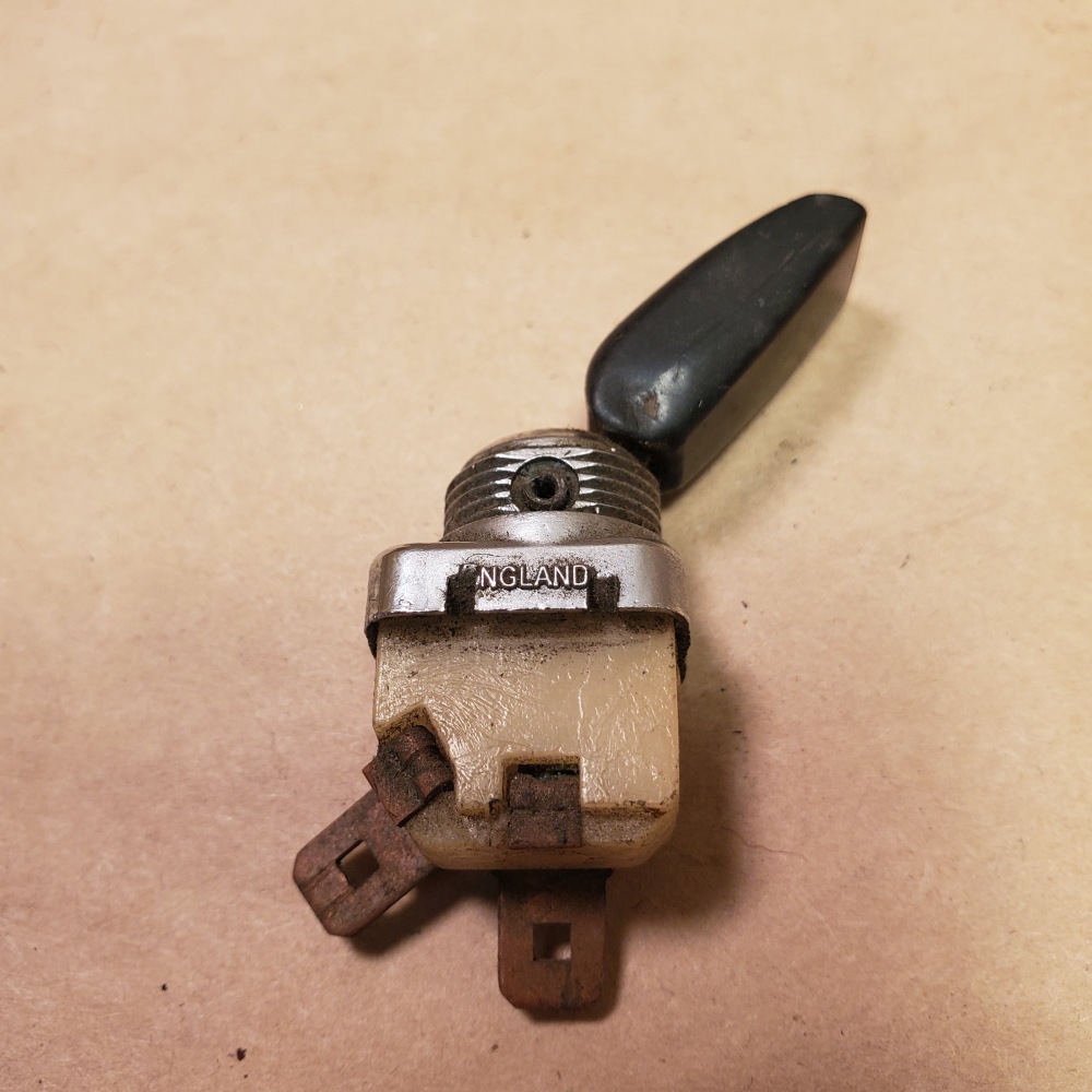 Original Jaguar XKE E-Type Washer Fluid Switch, Toggle OEM 31963F Date ...