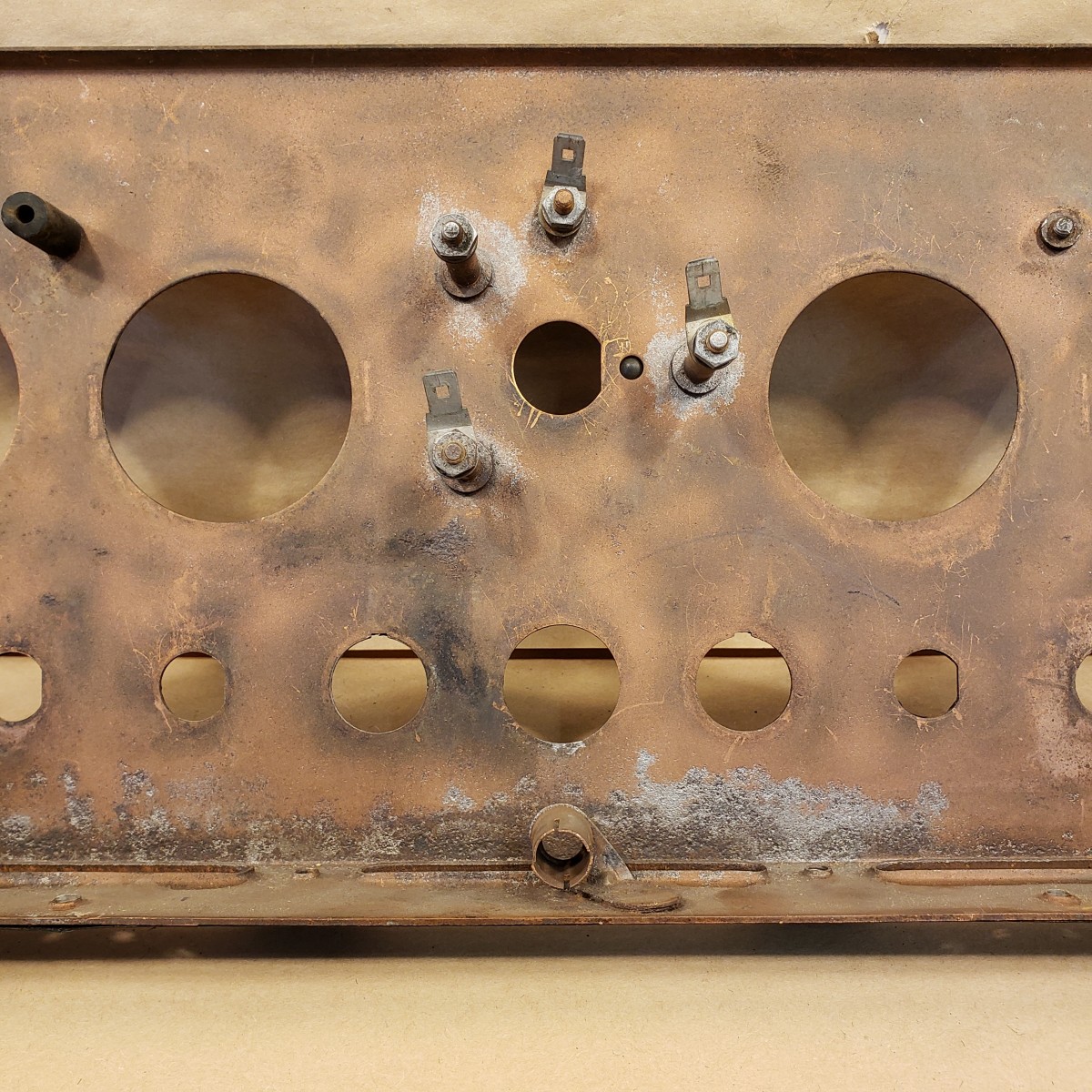 Jaguar XKE E-Type S1 4.2L Center Dash Instrument Gauge Switch Panel ...