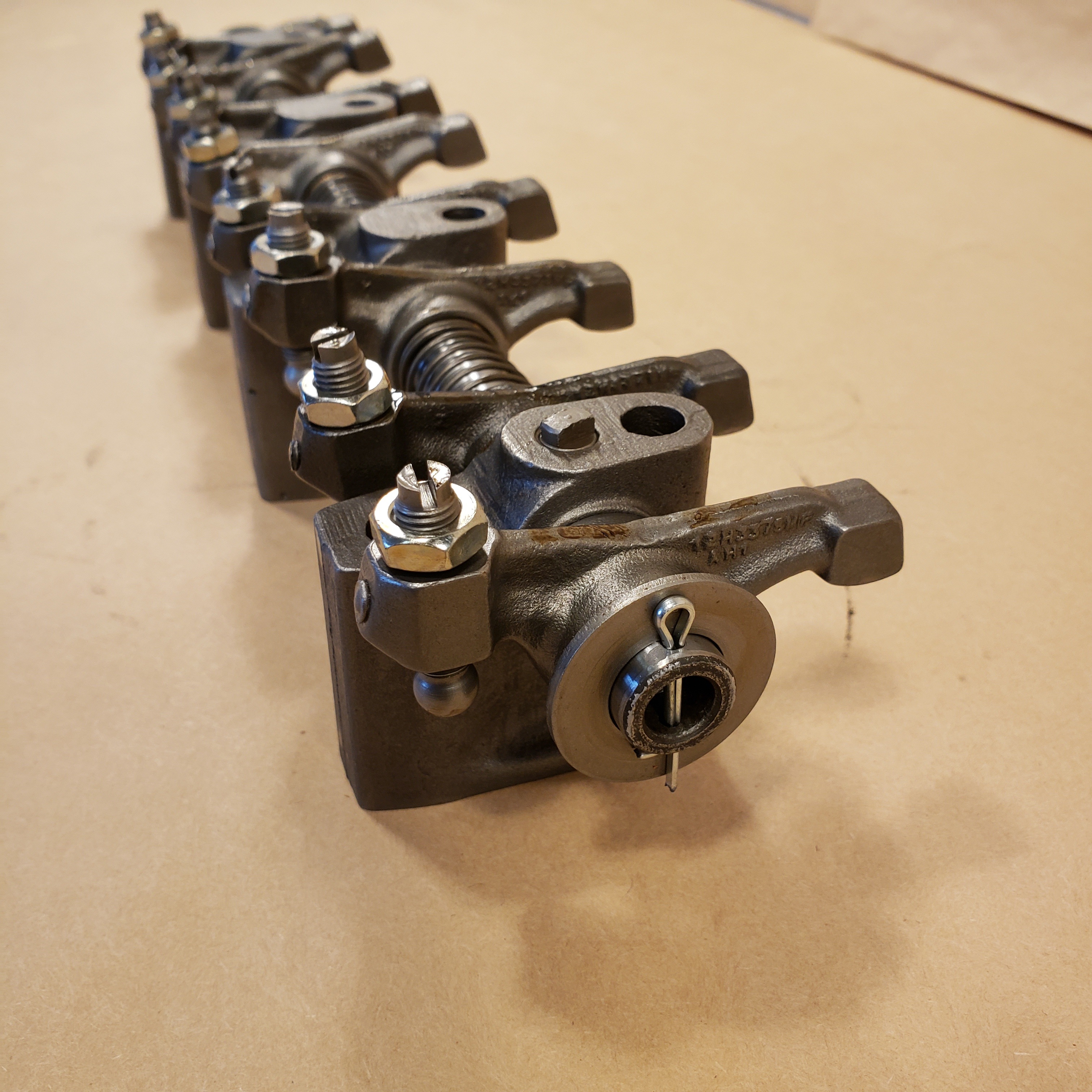 MGA Early MGB 62-74 Remanufactured Rocker Arm Assembly w Rear Oil Feed ...