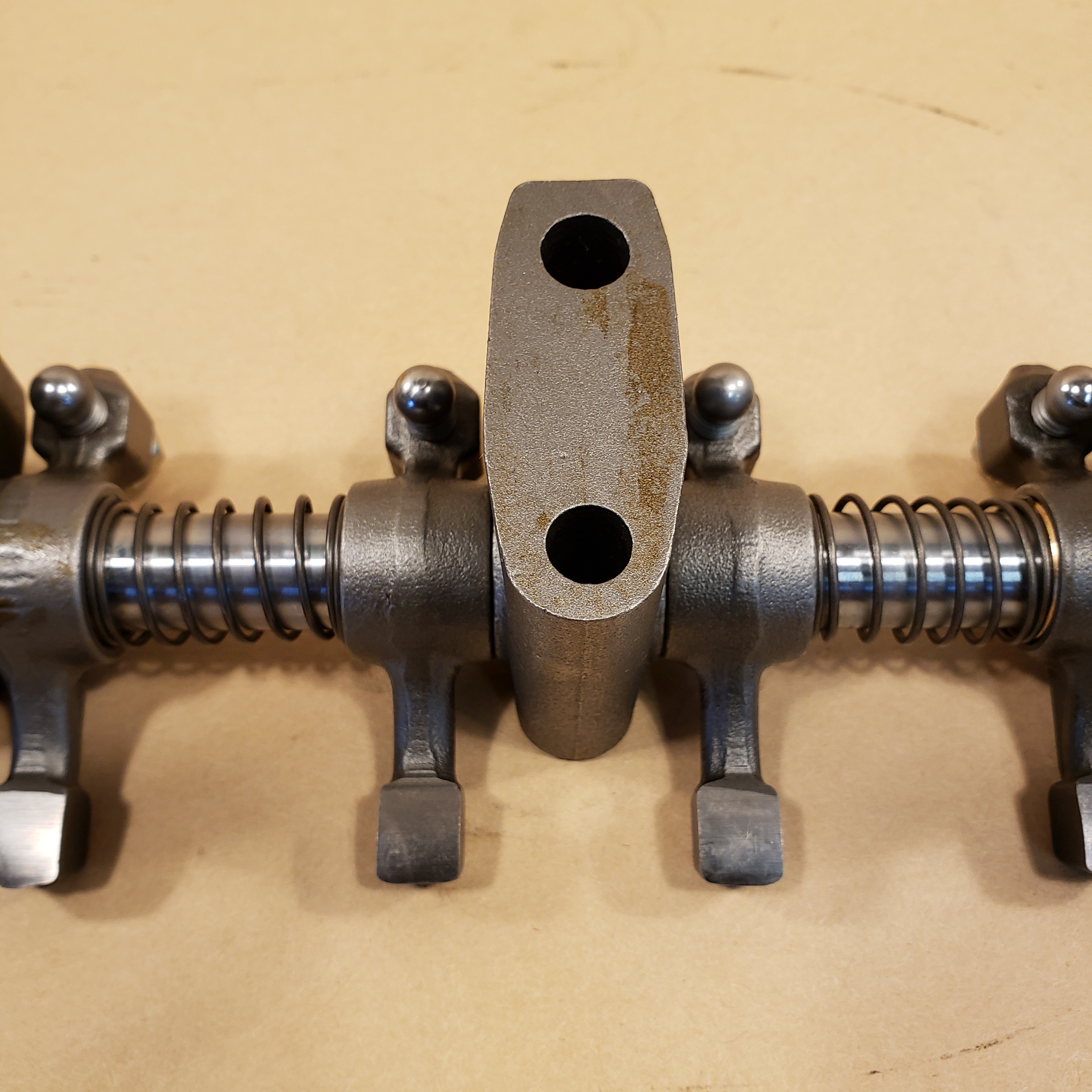 MGA Early MGB 62-74 Remanufactured Rocker Arm Assembly w Rear Oil Feed ...