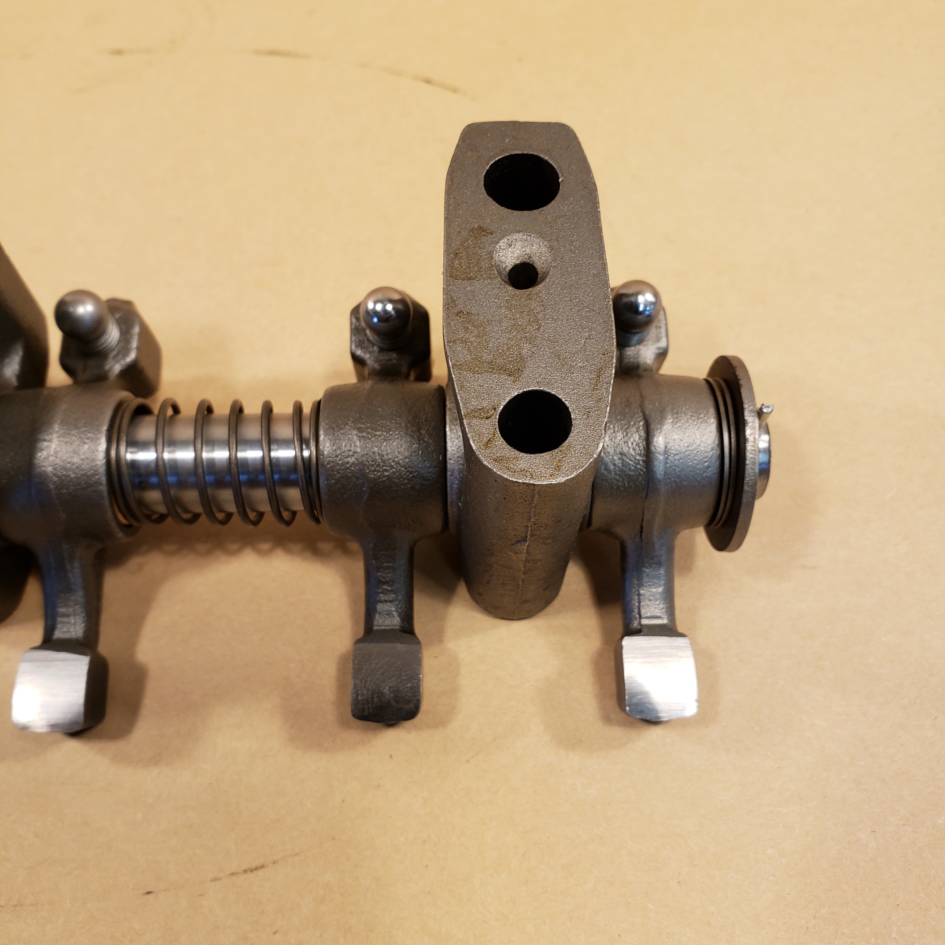 MGA Early MGB 62-74 Remanufactured Rocker Arm Assembly w Rear Oil Feed ...