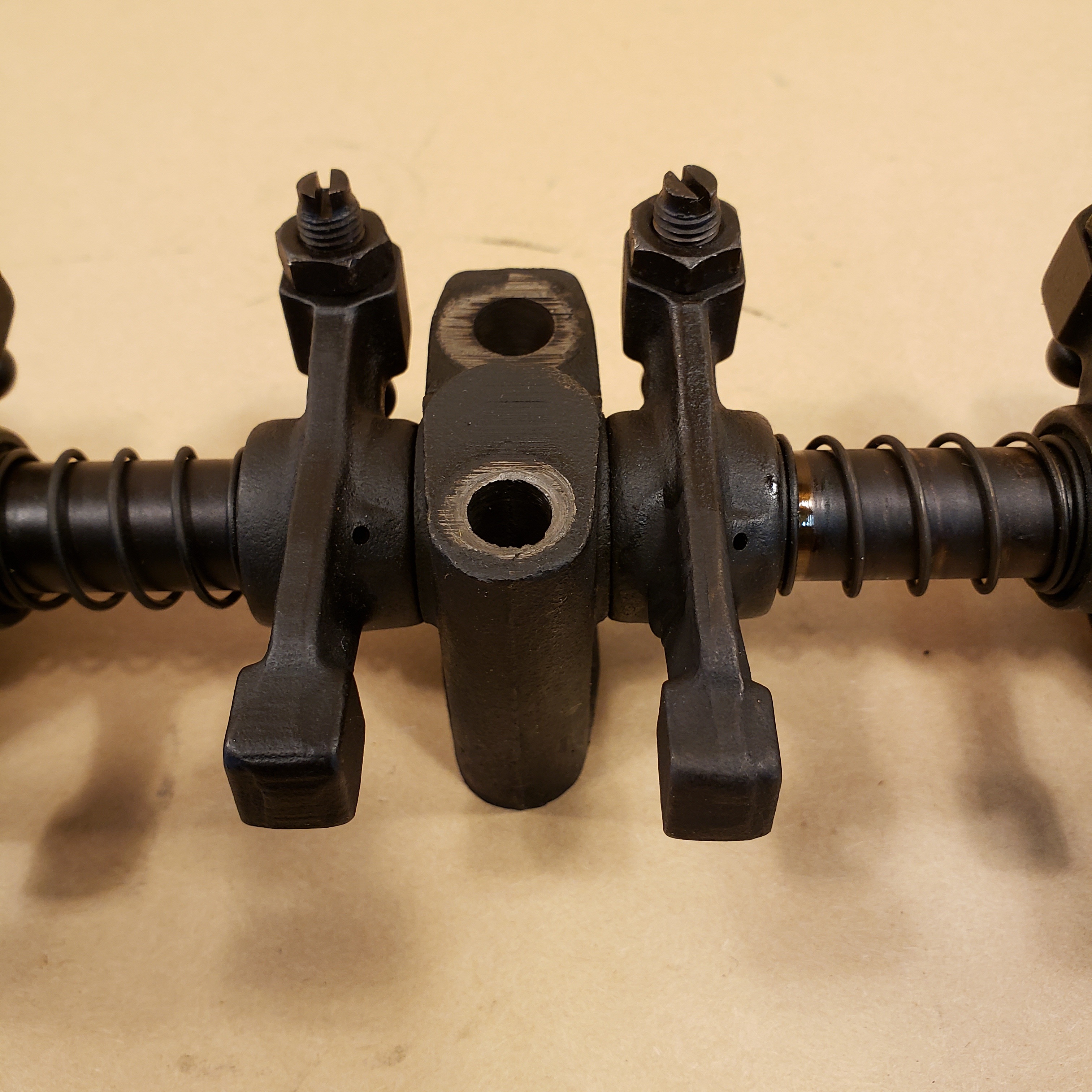 MGA Early MGB 62-74 Remanufactured Rocker Arm Assembly w Rear Oil Feed ...