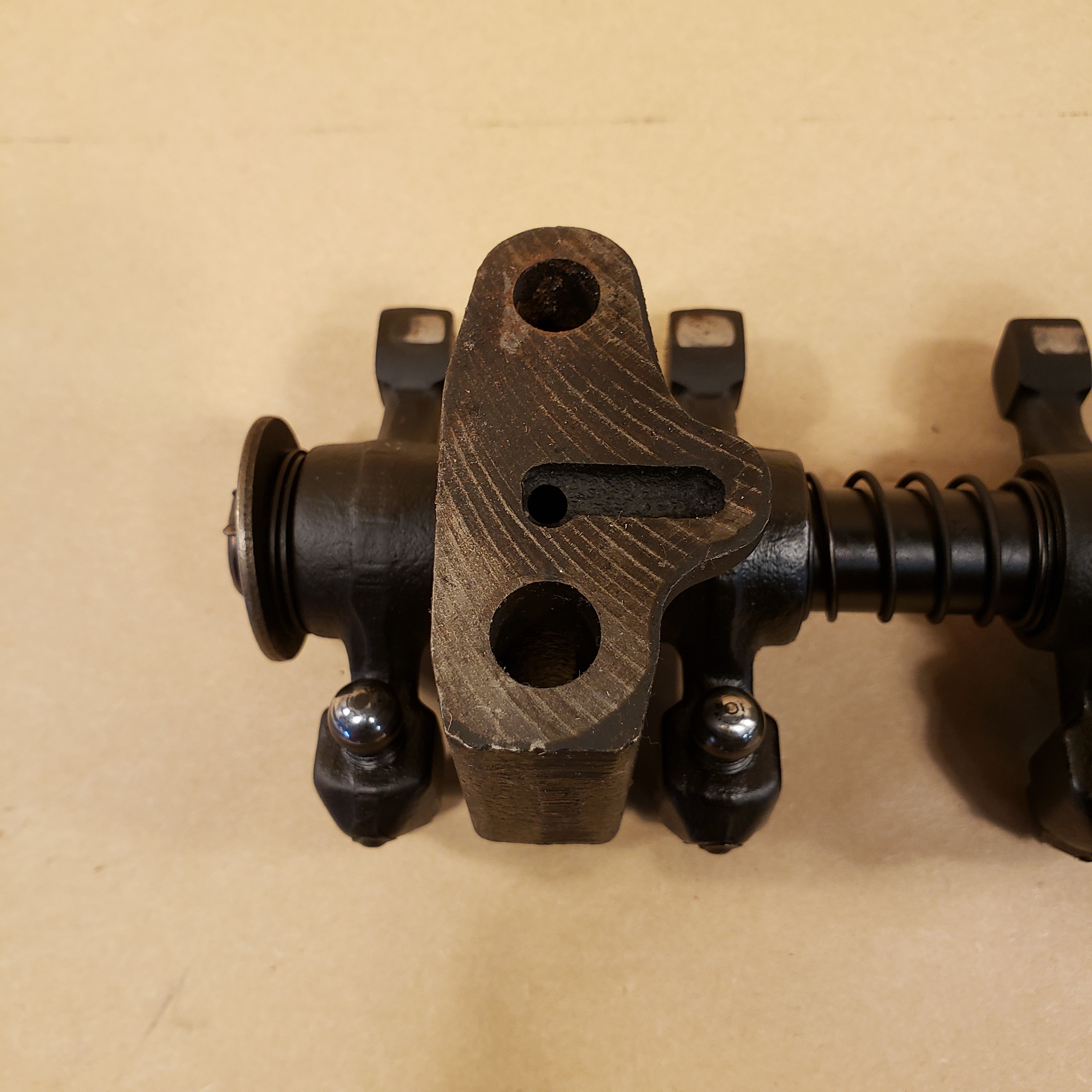 MGA Early MGB 62-74 Remanufactured Rocker Arm Assembly w Rear Oil Feed ...