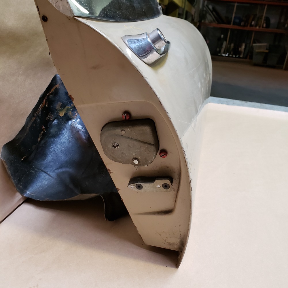 Jaguar XKE E-Type S2 DHC Roadster RH Right Side Door Assembly w Triplex ...
