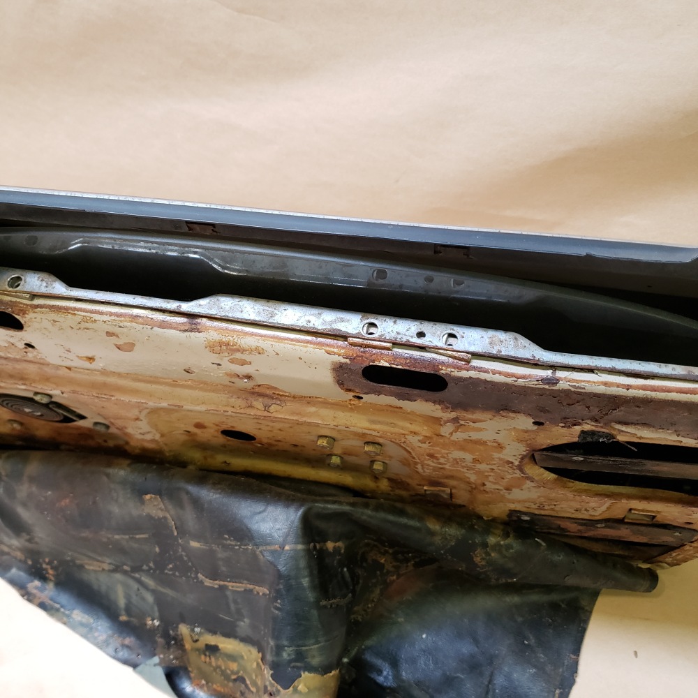 Jaguar XKE E-Type S2 DHC Roadster RH Right Side Door Assembly w Triplex ...