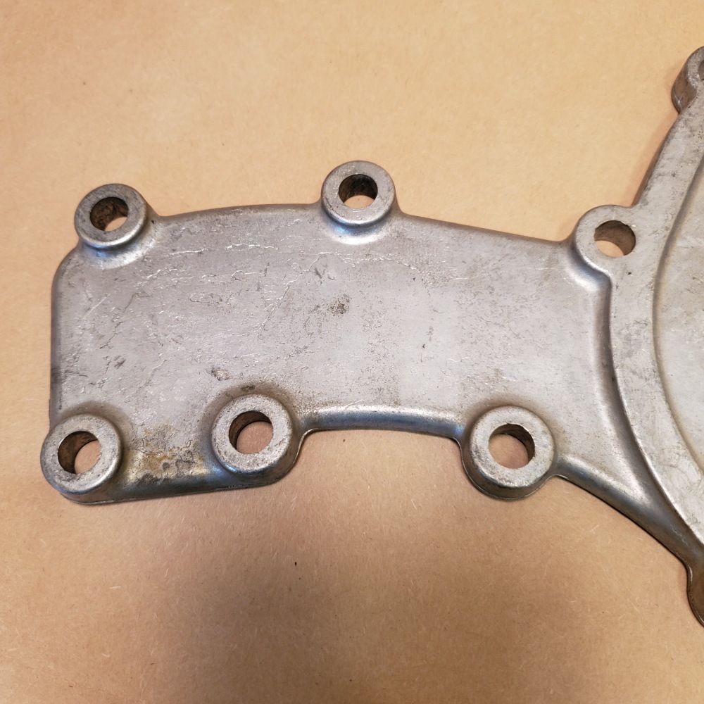 OEM Original Jaguar E-Type XJS V12 Water Pump Backing Plate Aluminum ...
