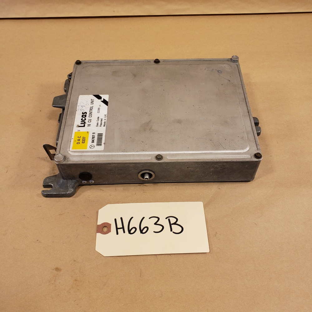 89-92 Jaguar XJS V12 Lucas Engine Control Unit DAC6337 84787B Fuel ...