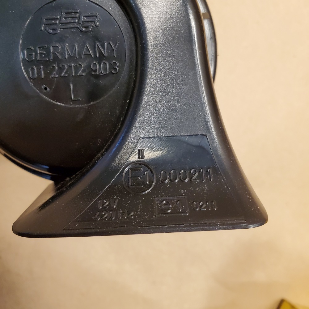 NOS FER Automotive Car Horn Made In Germany 01 2212 903 12V 420 Hertz ...