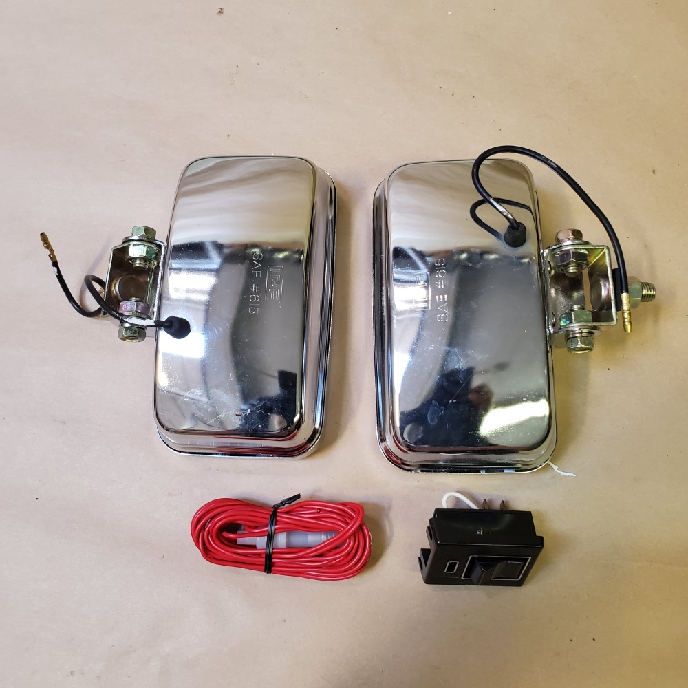 New IPF 615 Halogen Auxiliary Light Set 6.5 Inch Diameter With Switch ...