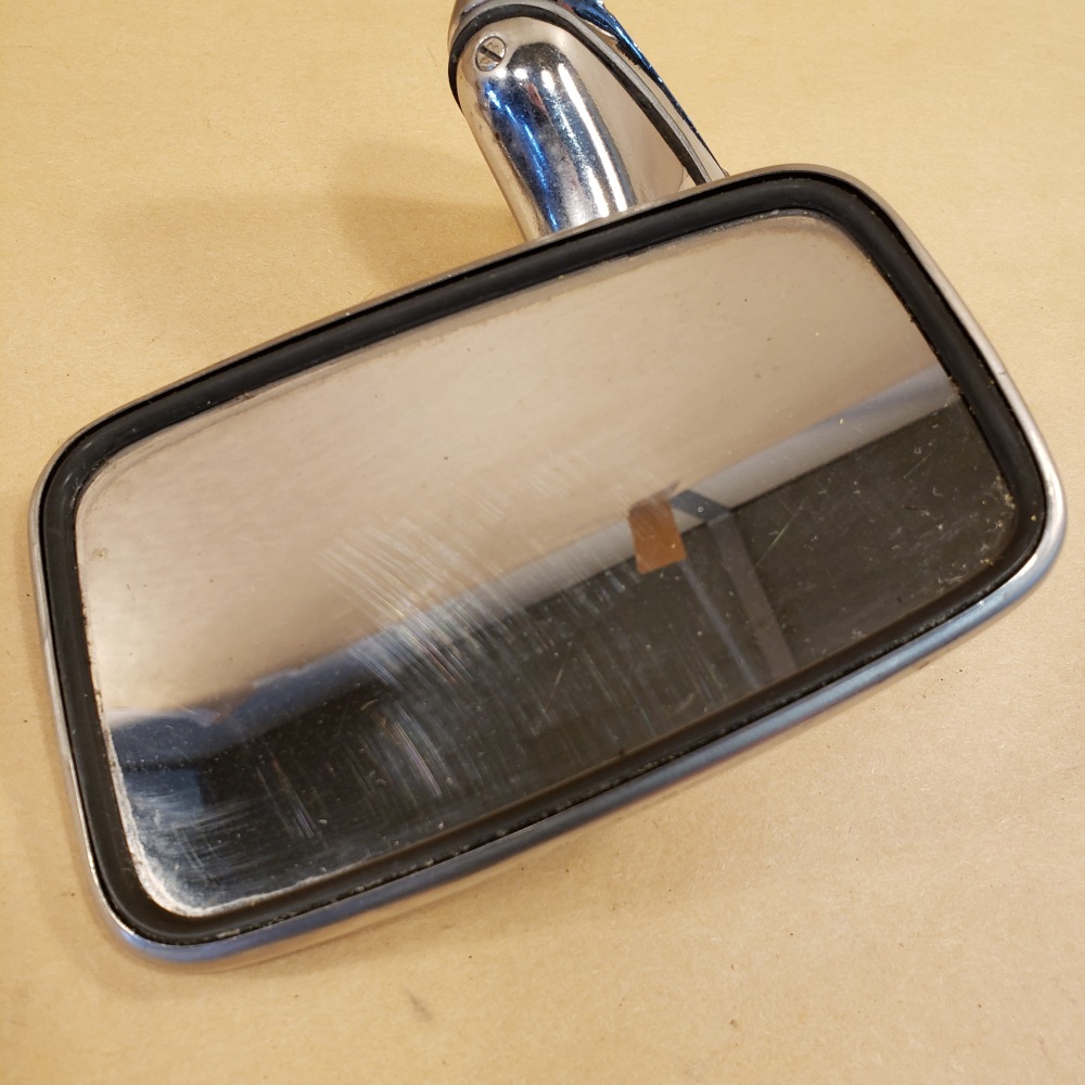 MG Midget LH RH Side Mirror Pair Defrost Bezel Turn Signal Light Chrome ...