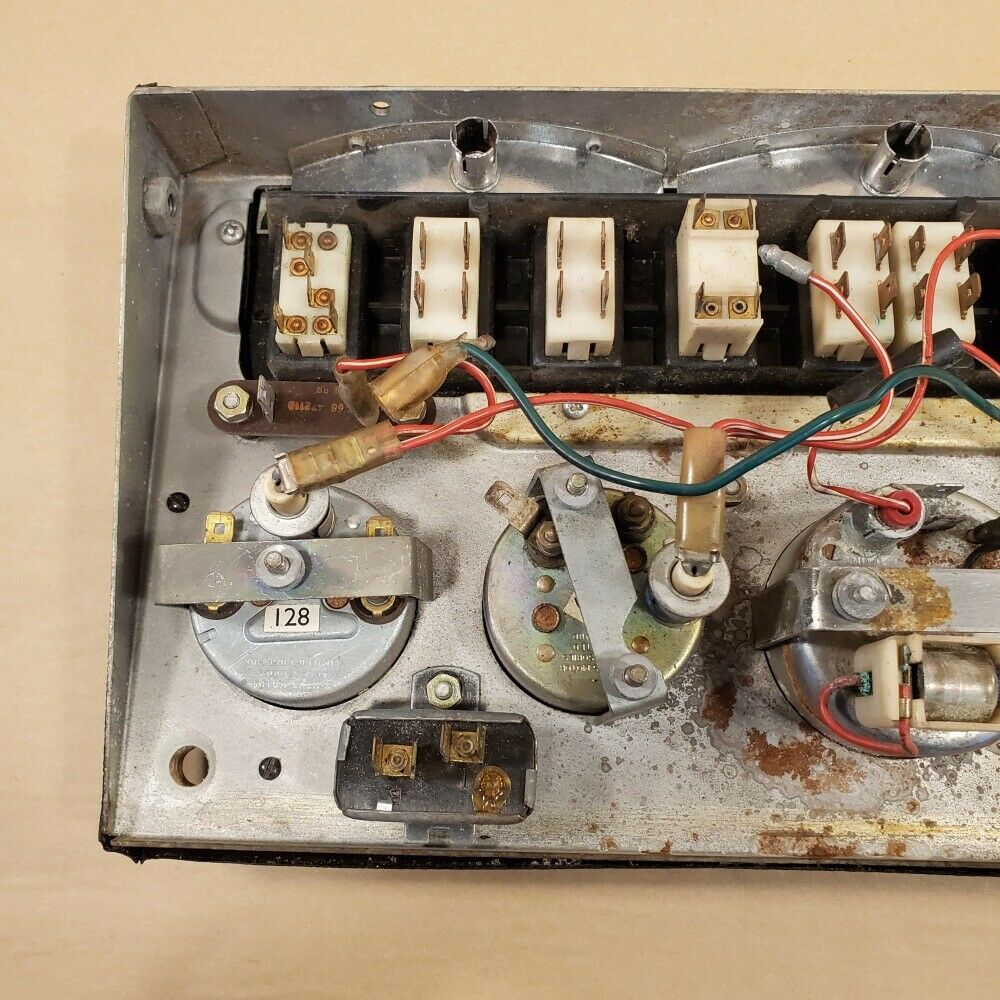 Jaguar XKE E-Type S2 Center Smiths Instrument Gauge Cluster Switch Dash ...