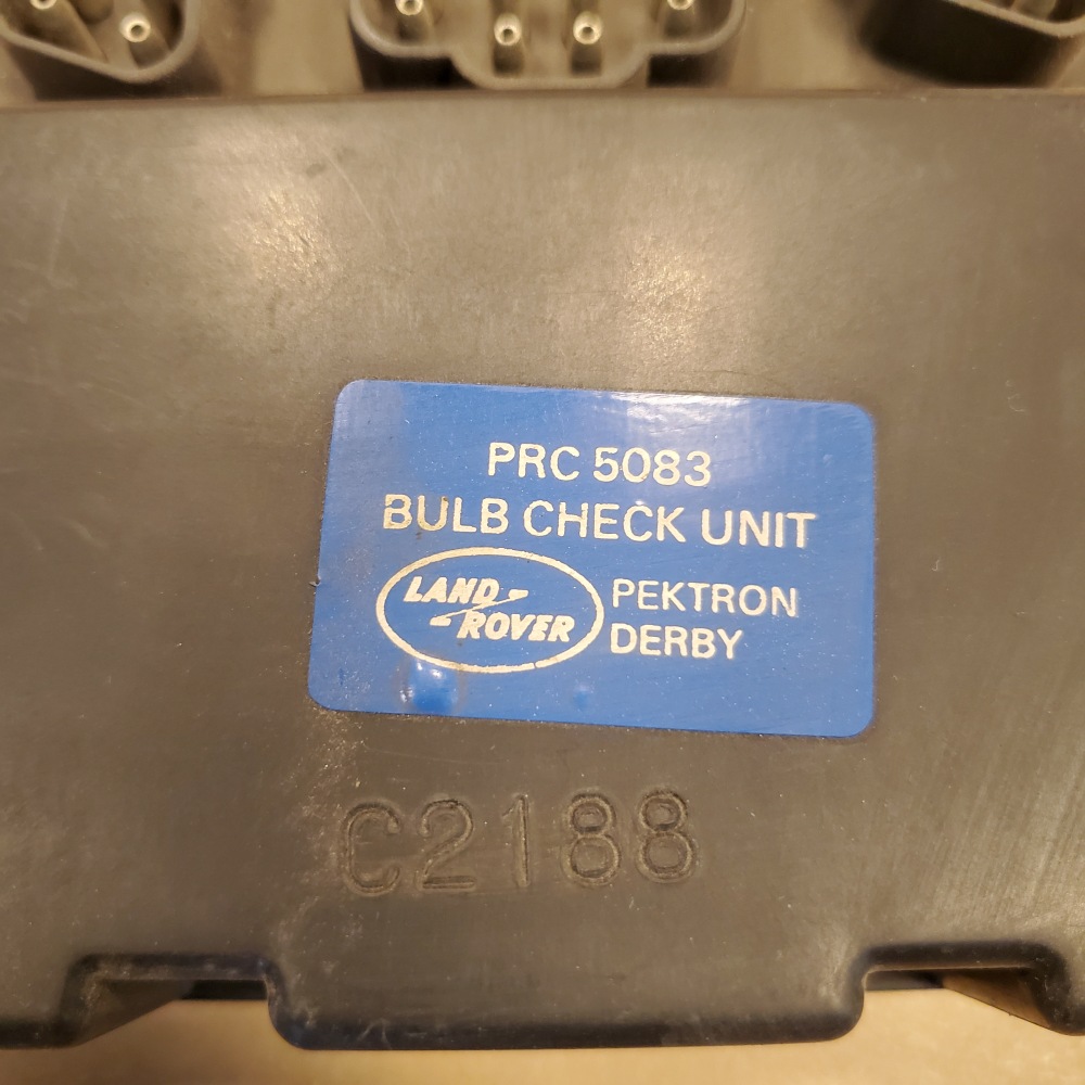 Land Rover Range Rover Classic Bulb Check Unit PRC5083 Pektron Derby ...