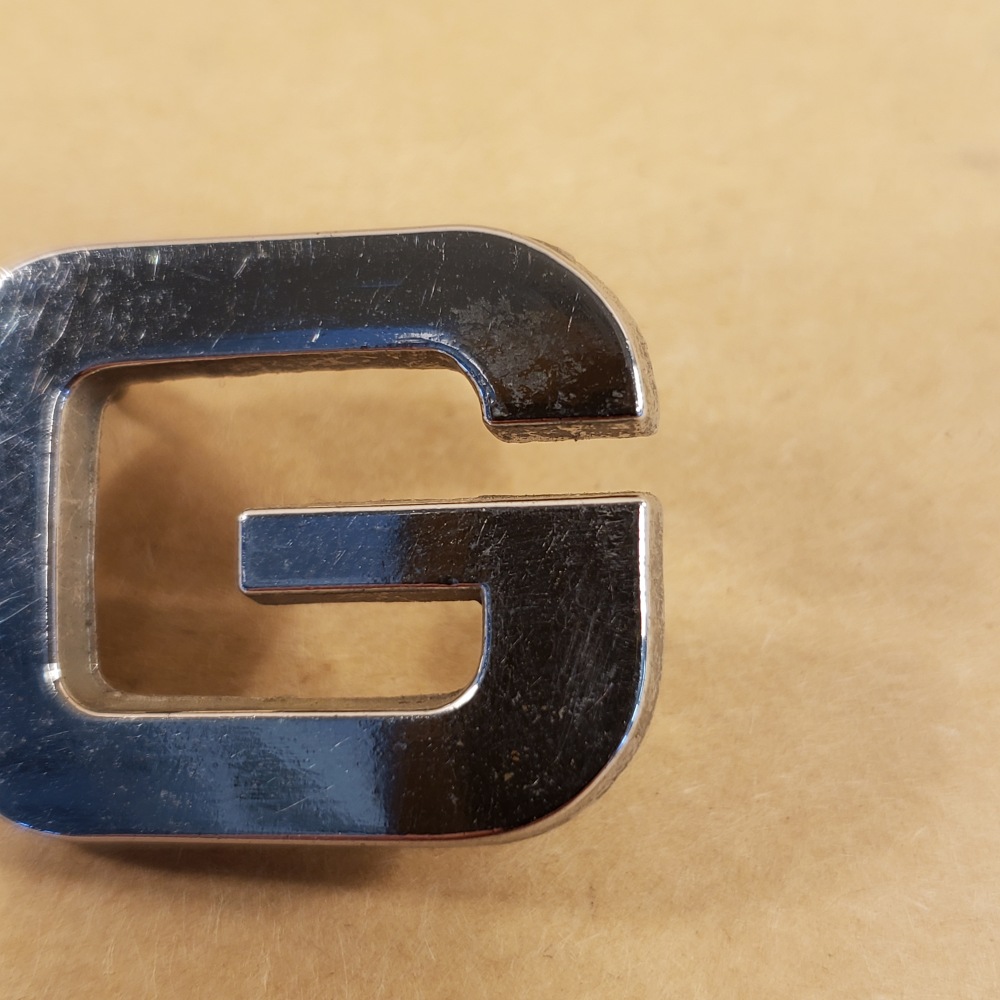 MG Midget 1970-80 Original Chrome Sill Letter G Badge Emblem OEM - For ...