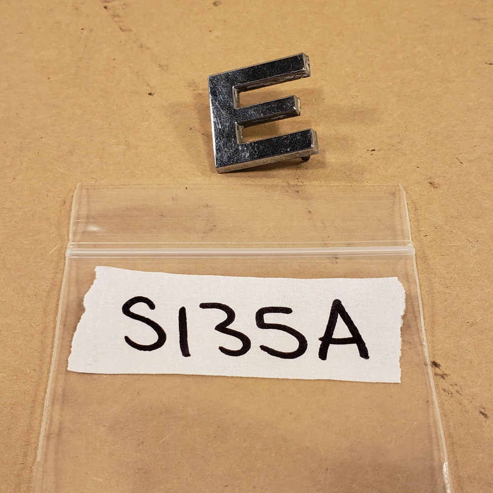 MG Midget 1970-80 Original Chrome Sill Letter E Badge Emblem OEM - For ...