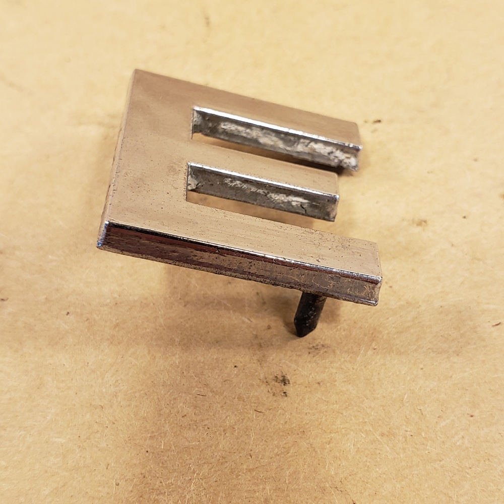 MG Midget 1970-80 Original Chrome Sill Letter E Badge Emblem OEM - For ...