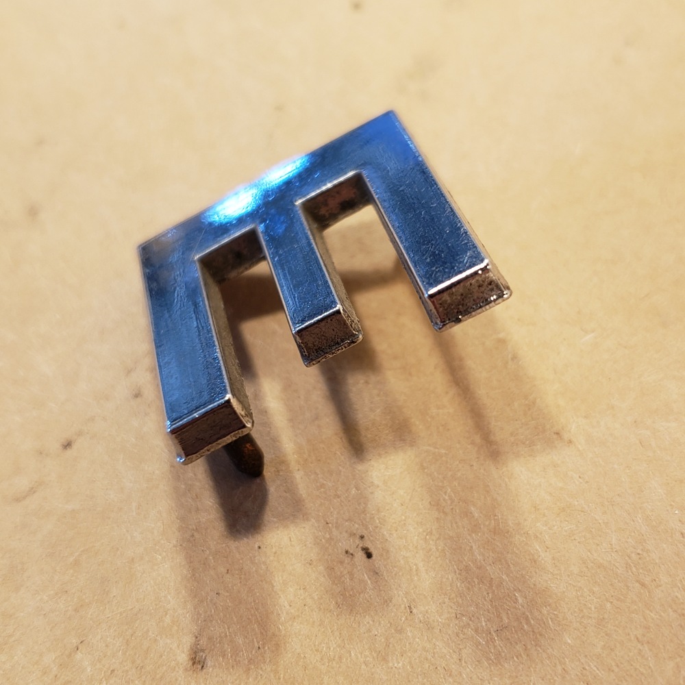 MG Midget 1970-80 Original Chrome Sill Letter E Badge Emblem OEM - For ...