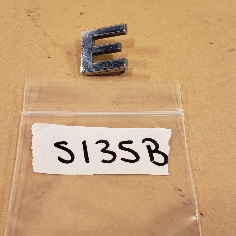 MG Midget 1970-80 Original Chrome Sill Letter E Badge Emblem OEM - For ...