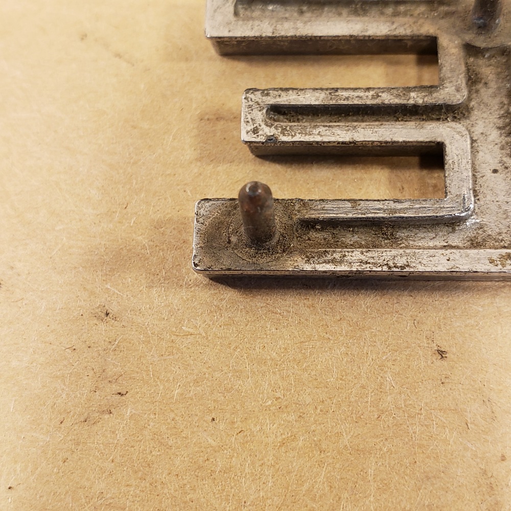 MG Midget 1970-80 Original Chrome Sill Letter E Badge Emblem OEM - For ...