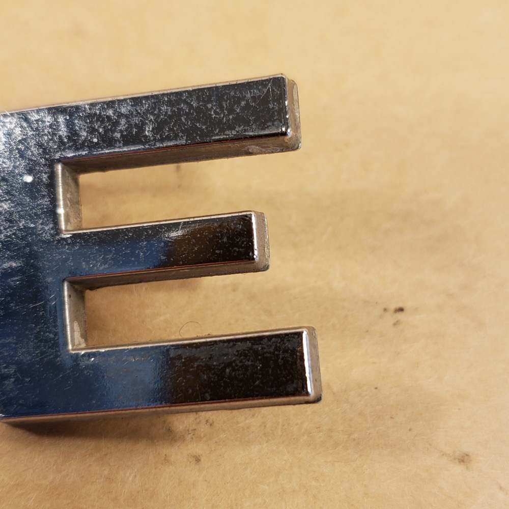 MG Midget 1970-80 Original Chrome Sill Letter E Badge Emblem OEM - For ...