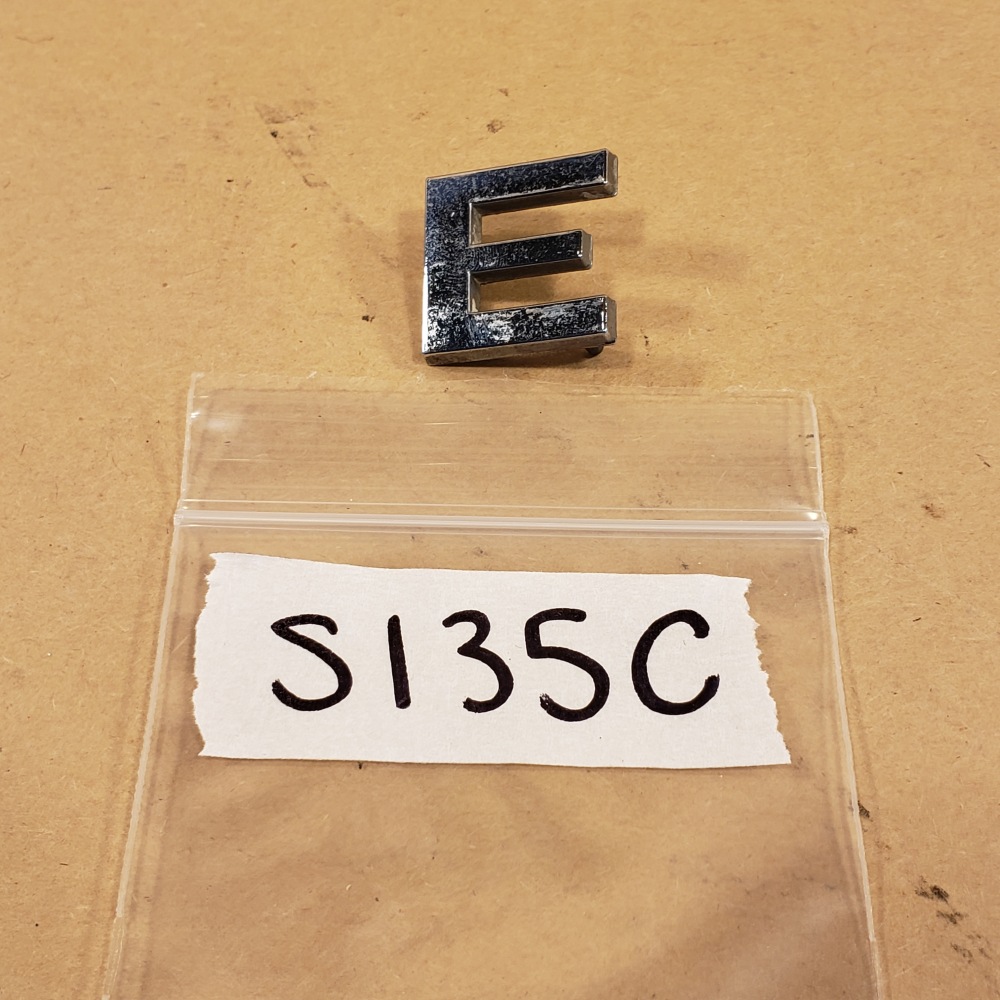 MG Midget 1970-80 Original Chrome Sill Letter E Badge Emblem OEM - For ...