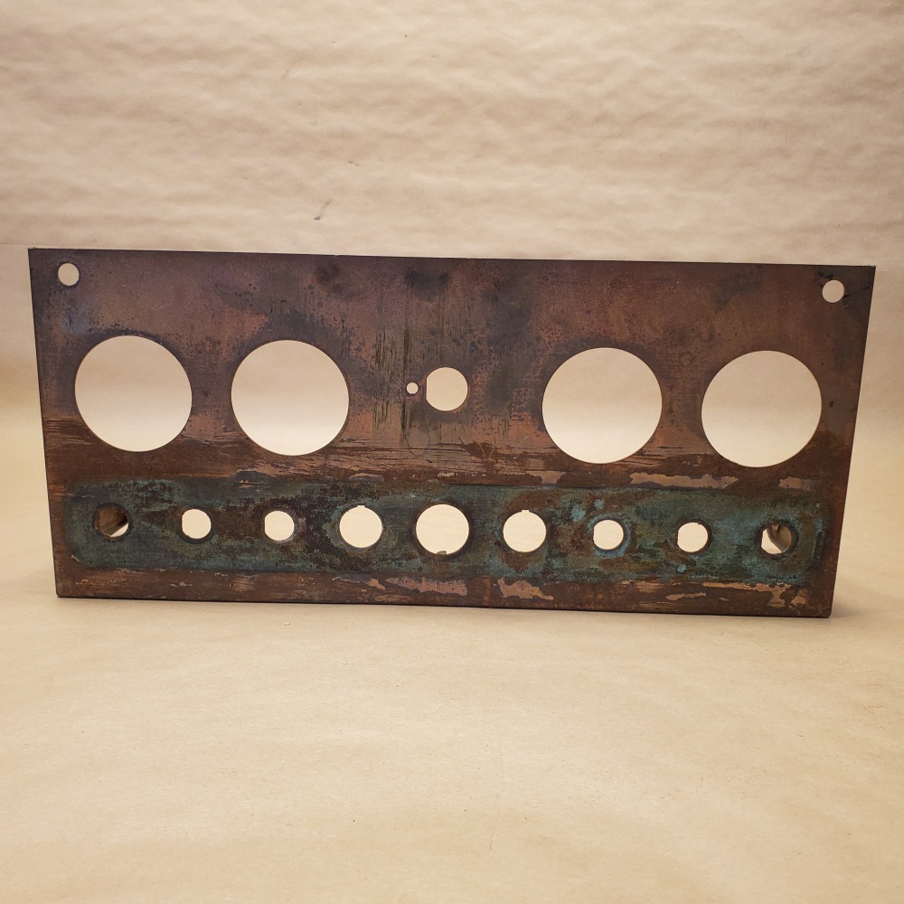 Jaguar MK2 3.4S 3.8S Stripped Center Dash Panel Instrument Cluster ...