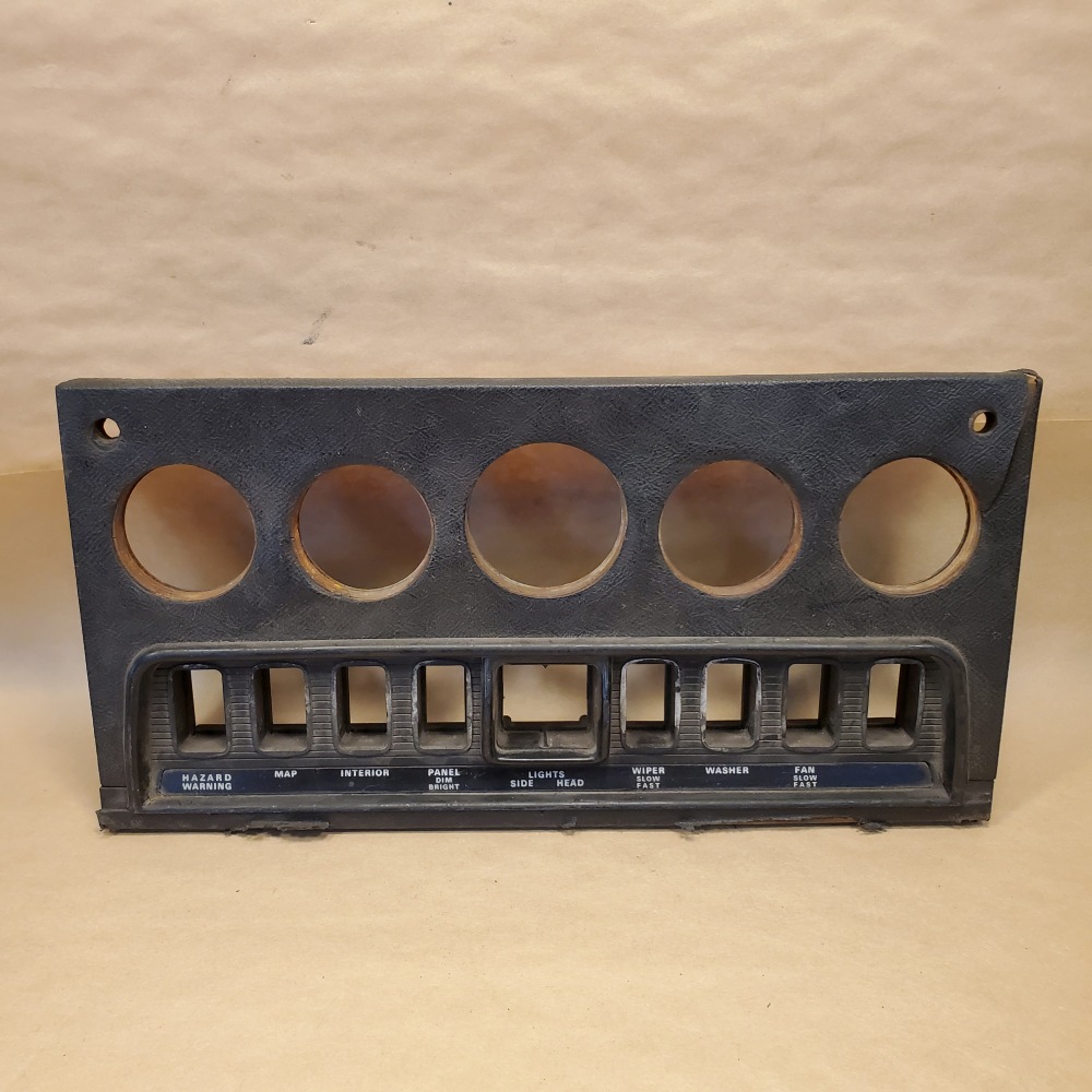 Jaguar XKE E-Type S2 S3 Center Dash Cluster Switch Panel Black C28506 ...