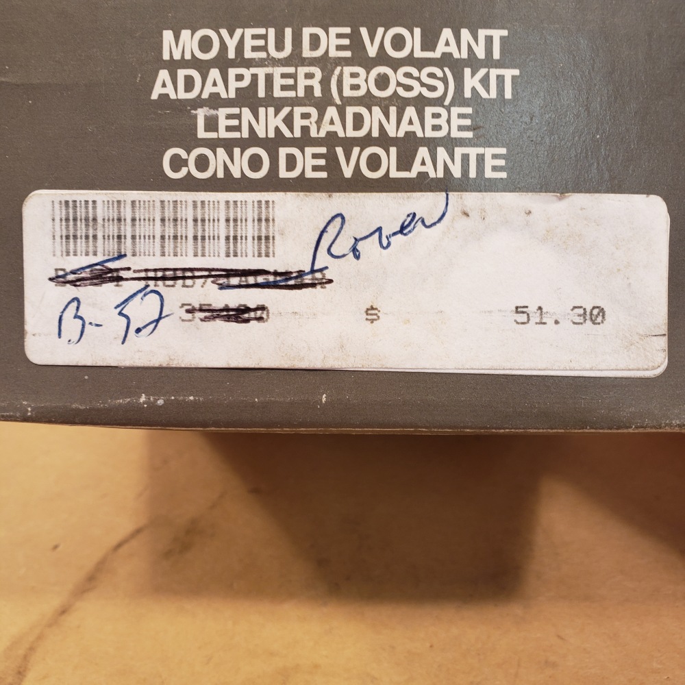 Aftermarket Lecarra Steering Wheel Boss Kit B52 for 1980 Rover SD1 ...