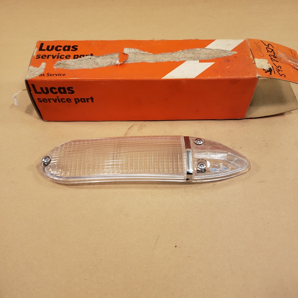 Jaguar XKE E-Type S1 Lucas L652 54572045 Clear Side Indicator Lens NOS ...