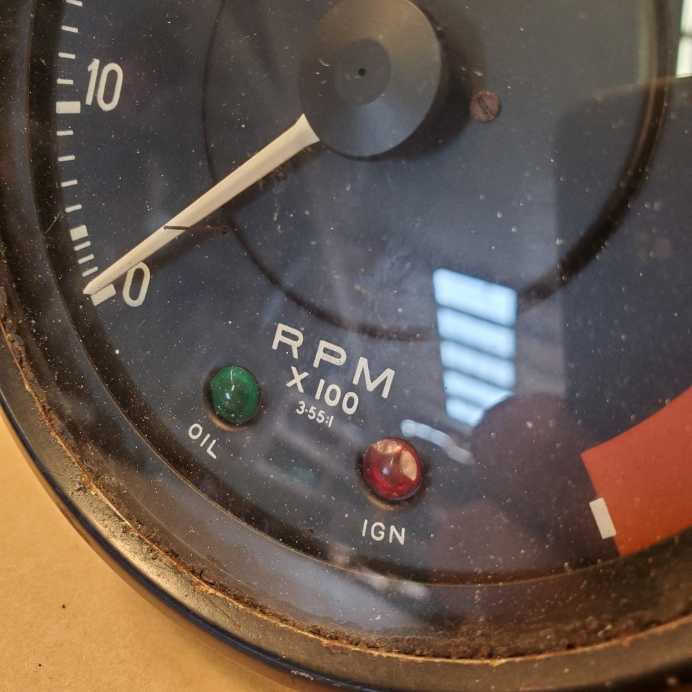 Triumph TR6 Smiths Tachometer 1969 1971 RN 2413/00A 3-55 1 Original OEM ...