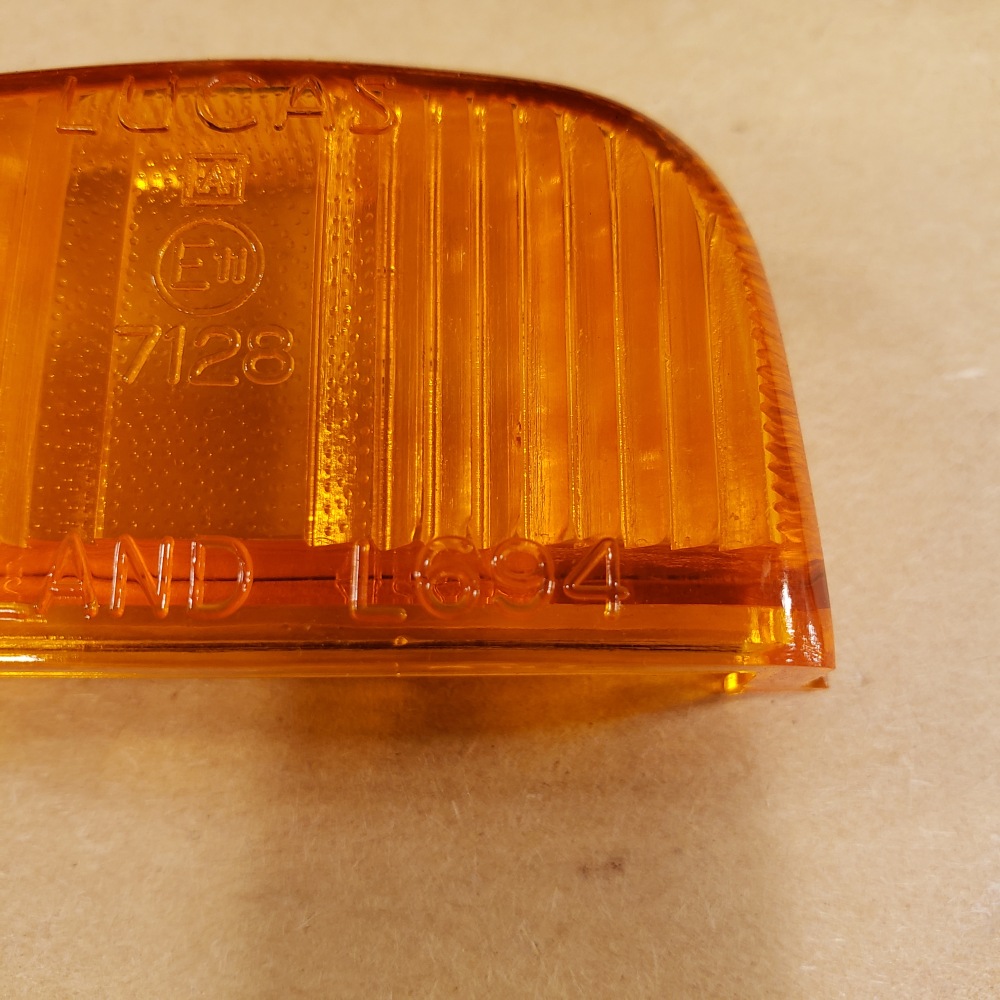 Austin Morris Front Side Marker Indicator Amber Lens Lucas L694 ...