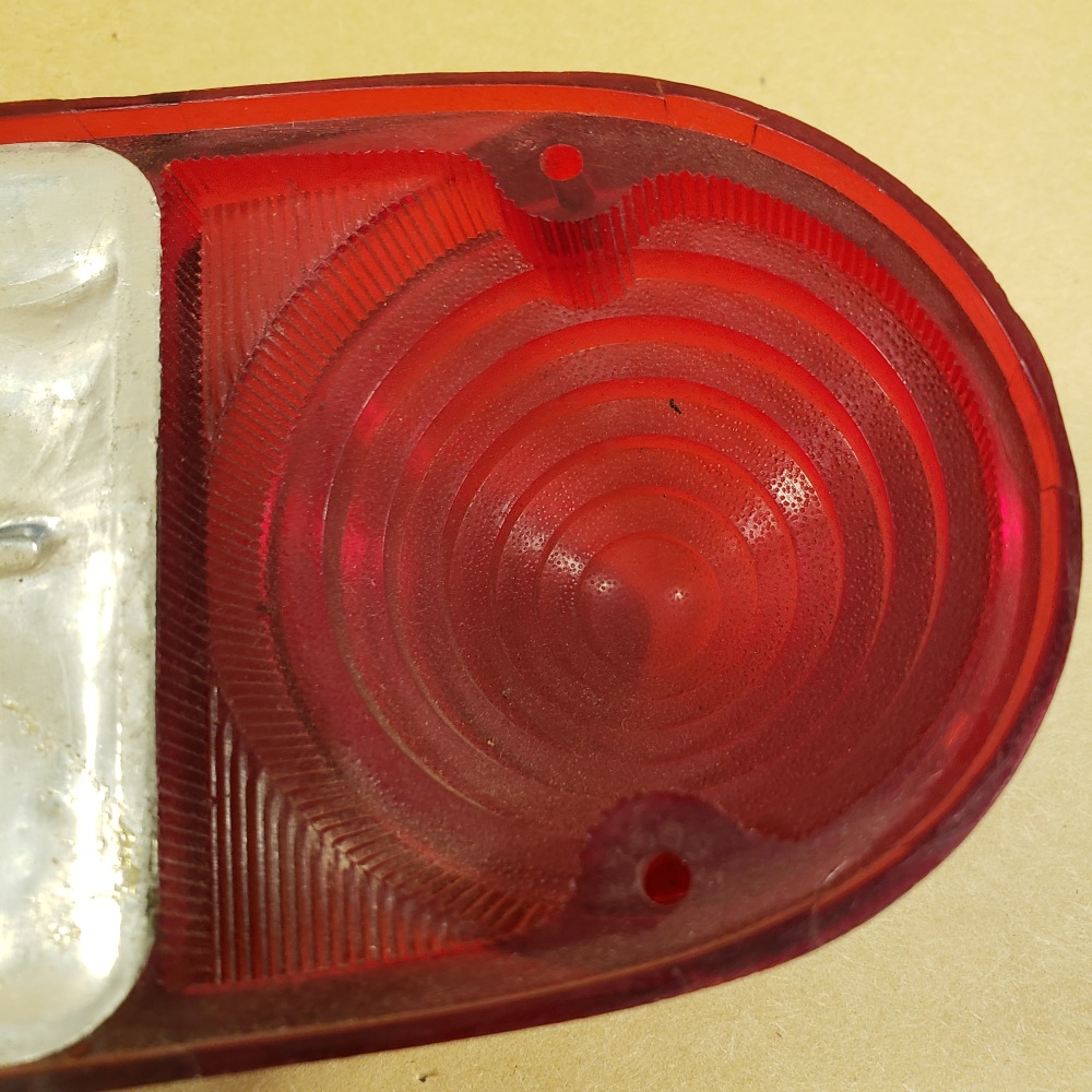 Austin A55 Morris Wolseley Red Tail Light Lower Lens Lucas L593 Reflex ...
