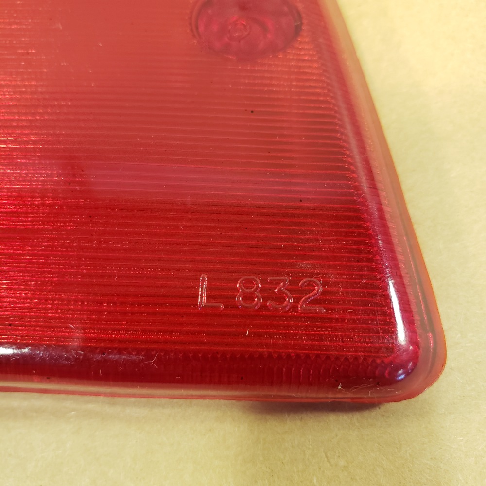 Triumph TR6 Rear RH Right Side Tail Light Outer Red Lens Lucas L832 ...