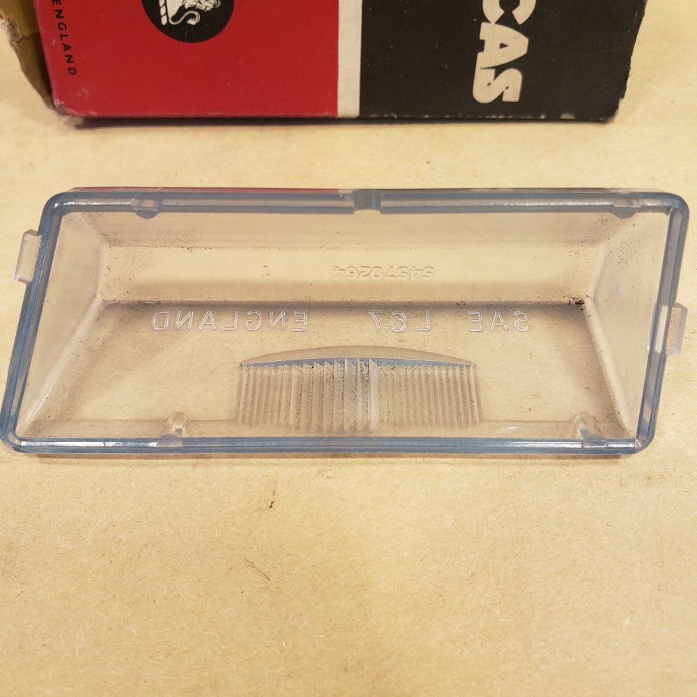 Triumph Spitfire GT6 TR6 Number License Plate LH Lens Lucas L69 ...