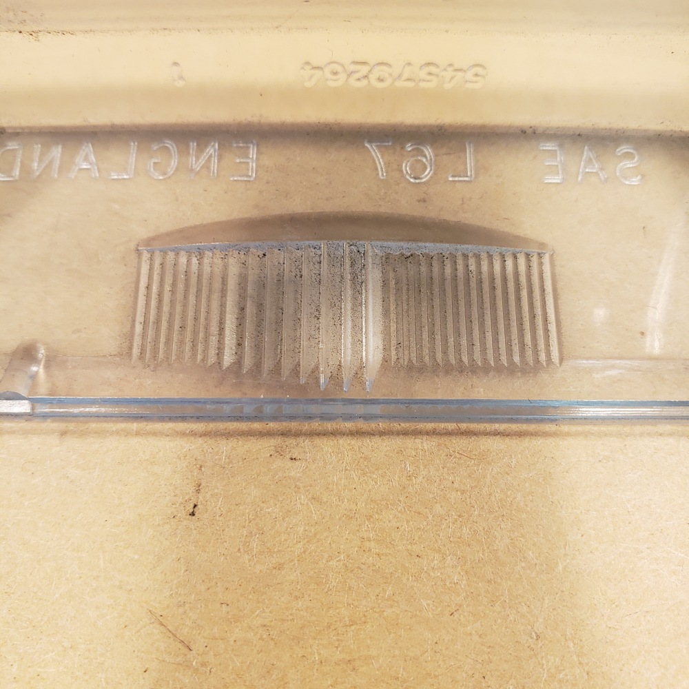 Triumph Spitfire GT6 TR6 Number License Plate LH Lens Lucas L69 ...