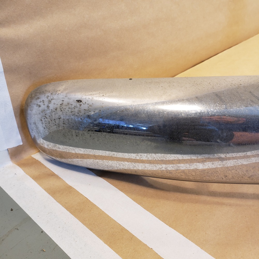 Original Mercedes-Benz W109 300SL Gullwing Rear Bumper w Overriders ...