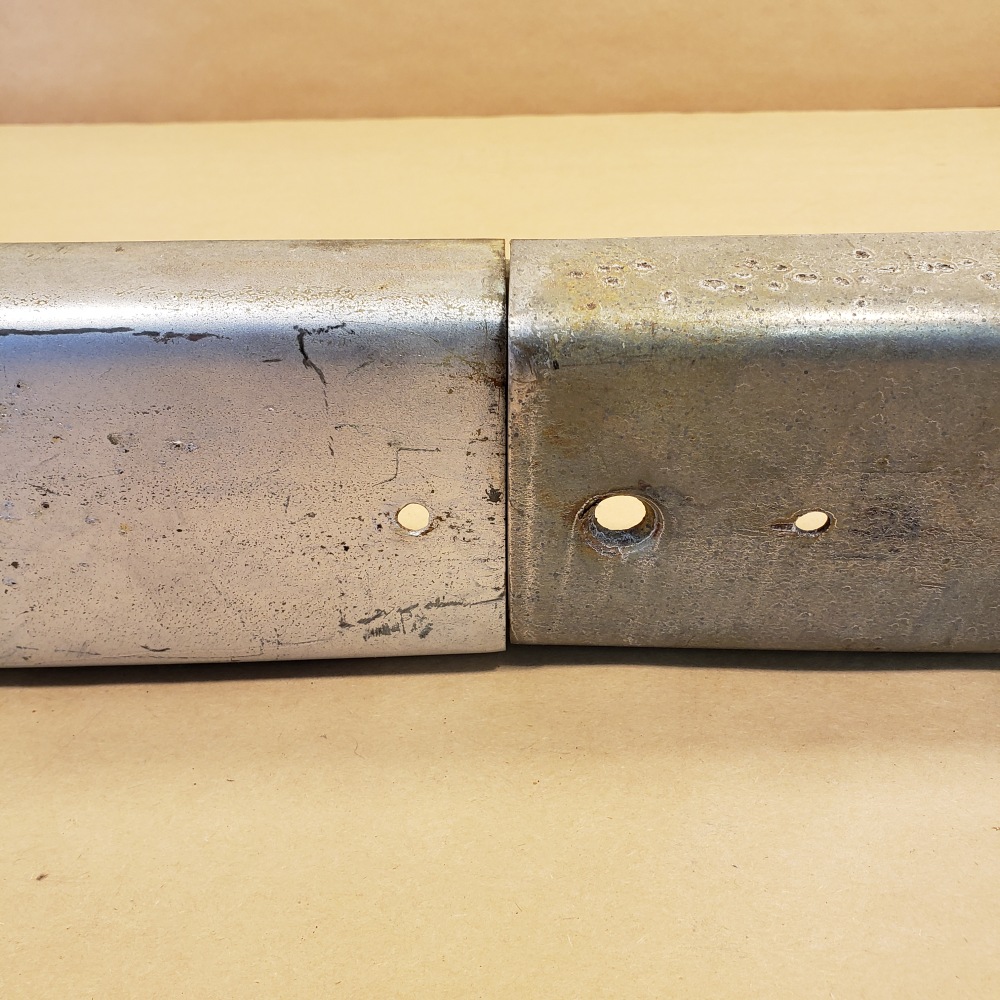 Mercedes-Benz W198 300SL Roadster Rear Bumper Left and Right Halves ...