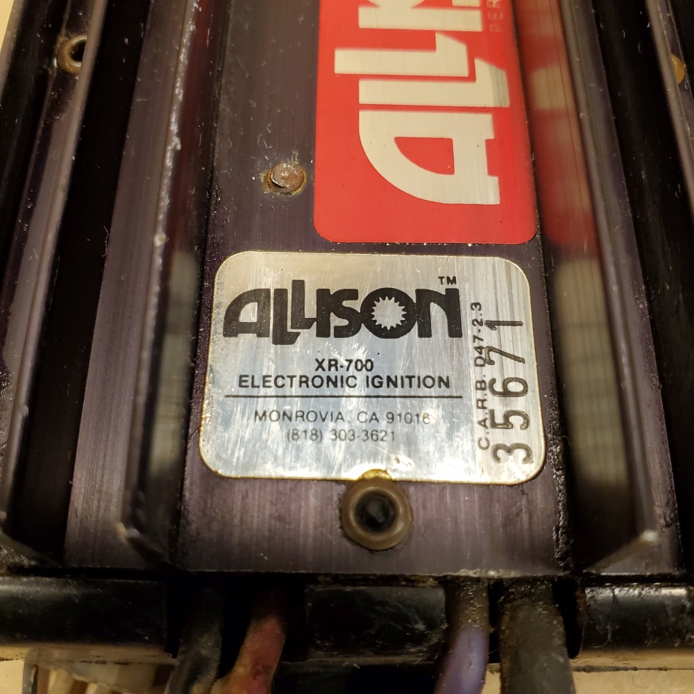 Allison XR-700 Electronic Ignition For Triumph, MG, MGB Made in ...