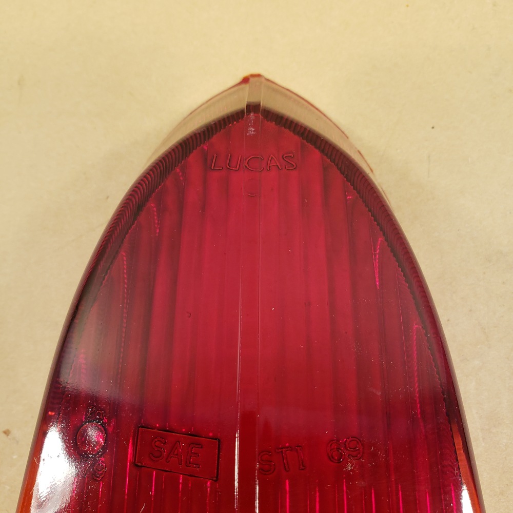 1970-80 MG MGB 1970-79 MG Midget Rear Tail Light Lens Red/Amber Lucas ...
