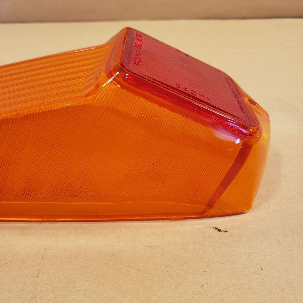1970-80 MG MGB 1970-79 MG Midget Rear Tail Light Lens Red/Amber Lucas ...