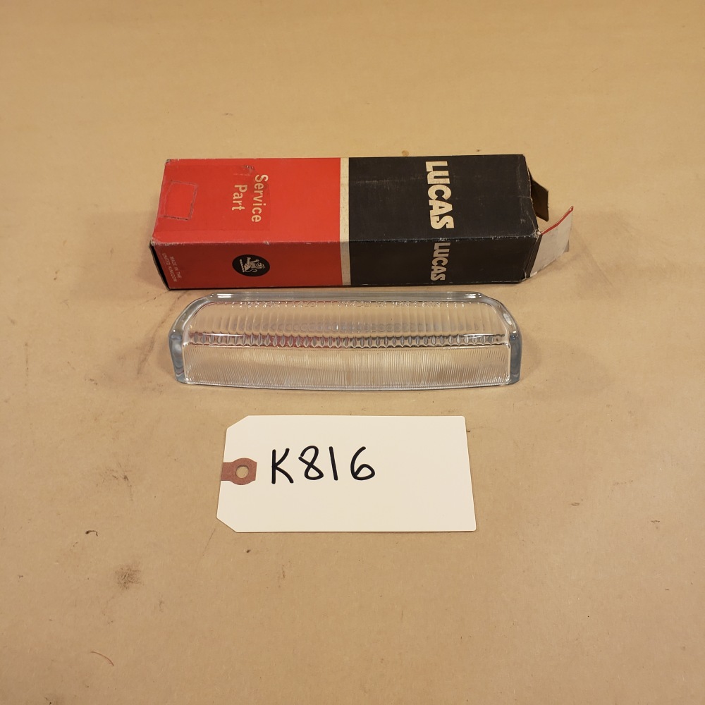 Rover P5 Rear License Plate Number Plate Lens Lucas L623 Clear Glass ...