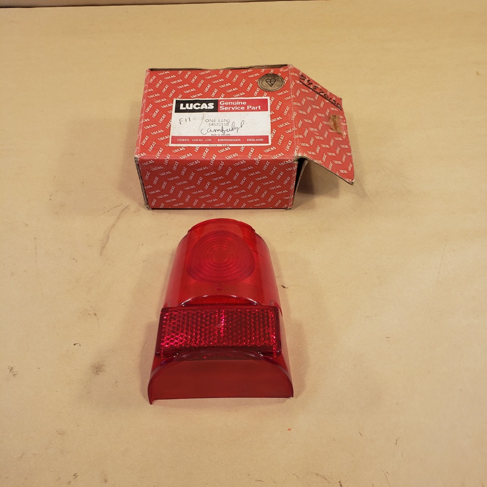 Austin A55 Cambridge Tail Light Tail Lamp Lower Lens Red Lucas L621 ...