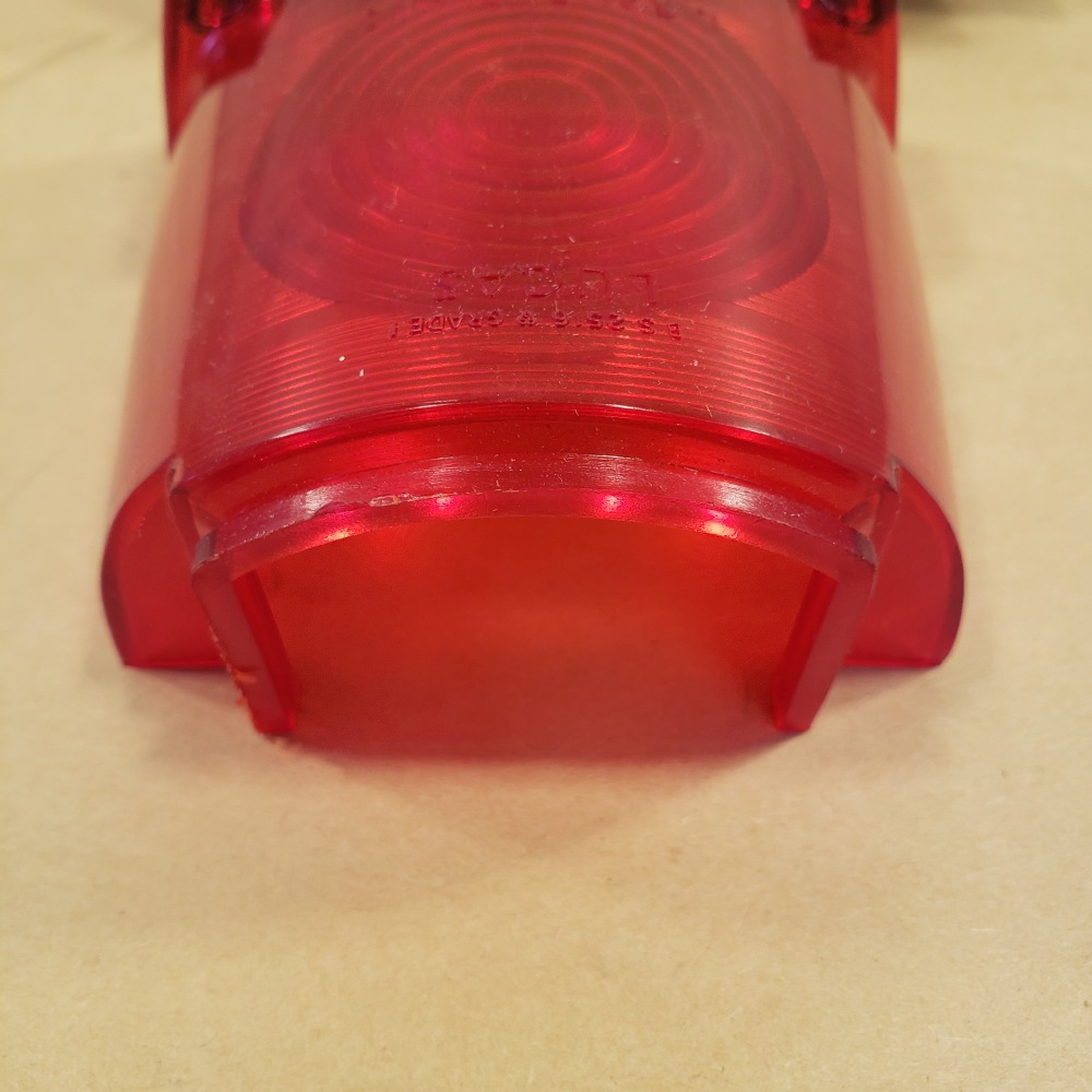 Austin A55 Cambridge Tail Light Tail Lamp Lower Lens Red Lucas L621 ...